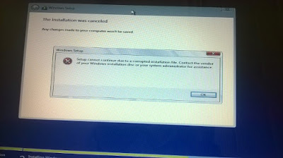 Hướng dẫn fix lỗi Setup cannot continue due to a corrupted installation file